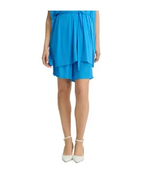 Liu Jo Pleated Shorts With Detachable Belt