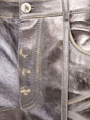 Attico Five-pocket Mirror Casual Pants