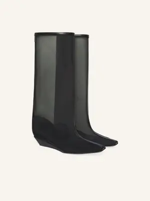 COURREGES Melting Mesh Wedge Boots
