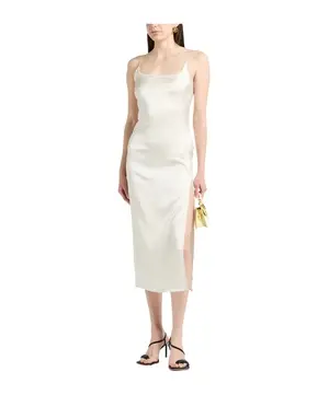 Jacquemus Minimalist Solid-color Slip Dress