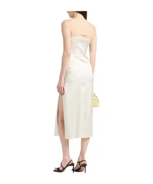 Jacquemus Minimalist Solid-color Slip Dress