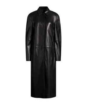 DIESEL® Leather Long Coat