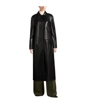 DIESEL® Leather Long Coat