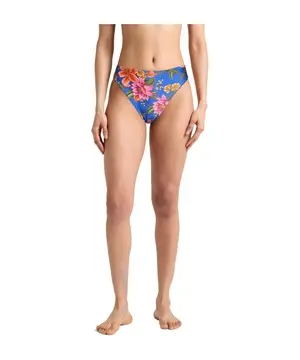 Farm Rio Floral Bikini Bottom - Blue
