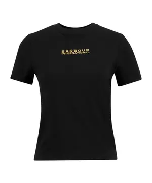 Barbour Logo Crew Neck T-shirt - Black