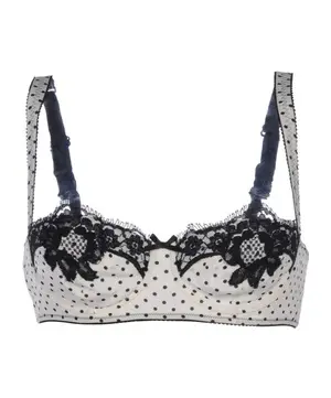 Dolce & Gabbana Polka Dot Lace Clothing - Ivory
