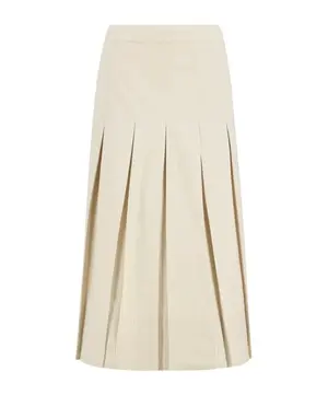 Barbour Kirby Midi Skirt - Nude