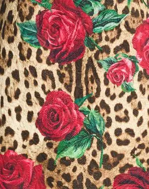 Dolce & Gabbana Leopard Print Umbrella Skirt