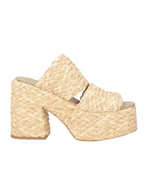 Farm Rio Simple-colored Sandals - Beige