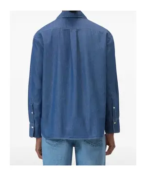 Closed Asymmetric Collared Shirt
