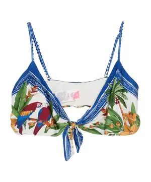 Farm Rio Flower Triangle Bikini Top