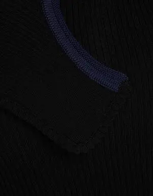 Jacquemus Two-tone One-shoulder Knit Top