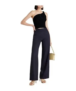 Jacquemus Two-tone One-shoulder Knit Top