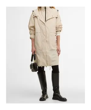 Barbour Atlantis Showerproof Jacket With Hood And Drawstring Hem