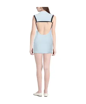 Jacquemus Sleeveless Two-tone Mini Dress - Blue