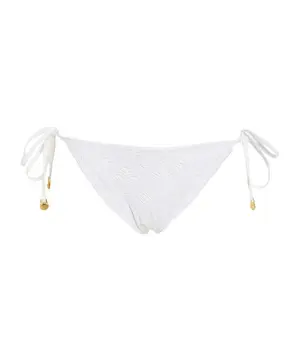 Farm Rio Broderie Anglaise Bikini Bottom - White