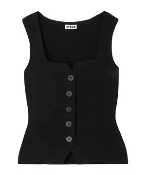 Staud Marisa Fitted Knit Top