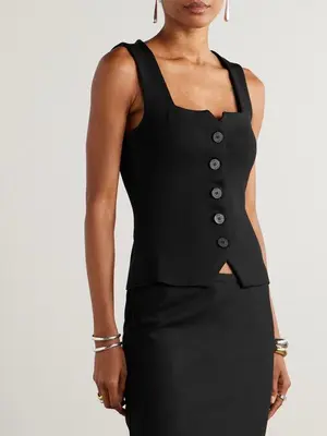 Staud Marisa Fitted Knit Top