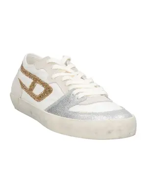 DIESEL® Low-top Sneakers With Metallic Sequins