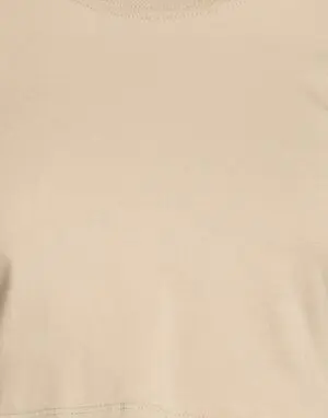 Jacquemus Solid-color Long-sleeve Cropped T-shirt