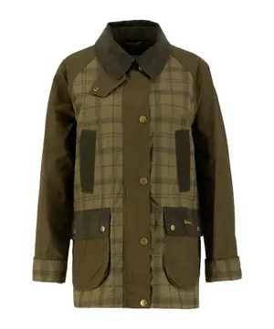 Barbour Plaid Long Sleeve Casual Jacket