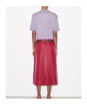 Tory Burch Oversized Silk Polo Shirt - Purple