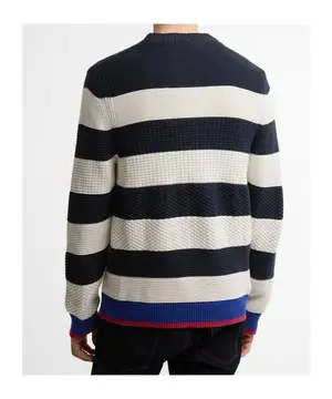 Barbour X Paul Smith Striped Textured Sweater