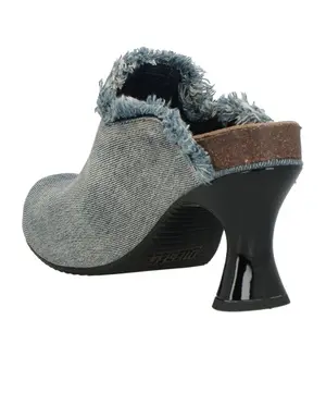 DIESEL® Cowboy Mules With High Heel - Blue