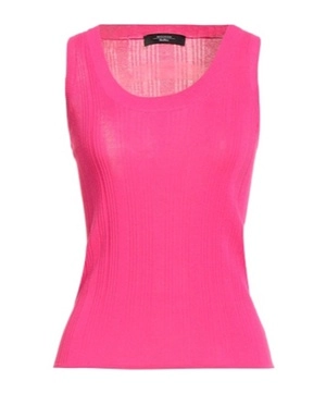 Max Mara Solidcolor Knit Sleeveless Top - Pink