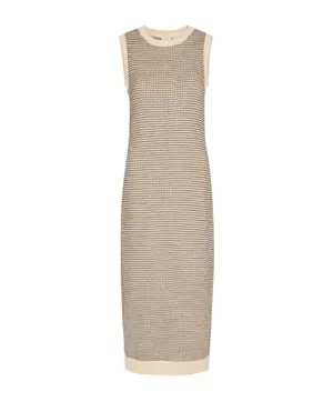 VARLEY Sadia Patterned Sleeveless Midi Dress