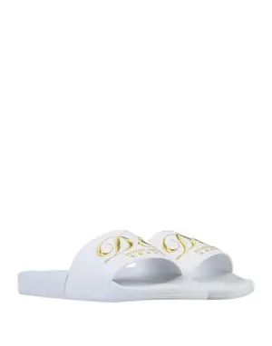 Dolce & Gabbana Embroidered Logo Slides