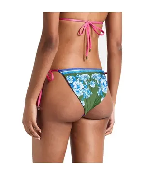 Farm Rio Floral Bikini Bottoms - Blue