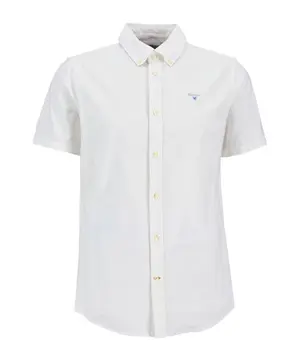 Barbour Logo Short-sleeved Shirt - White