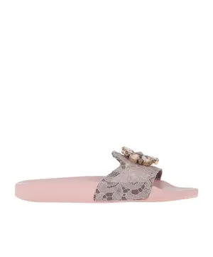 Dolce & Gabbana Solid Color Sandals - Pink