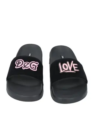 Dolce & Gabbana Letter Print Pool Slides