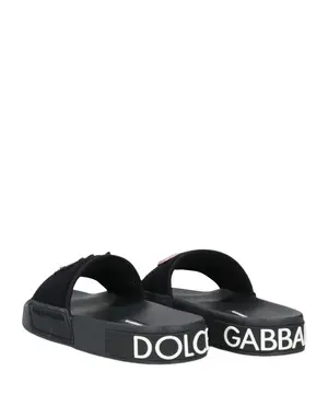 Dolce & Gabbana Letter Print Pool Slides