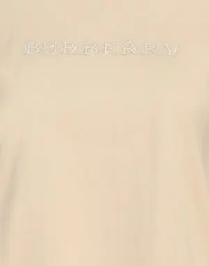Burberry Solid-color Short-sleeved Crew Neck T-shirt