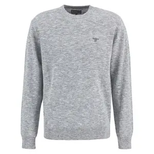 Barbour Flaxby Crew Neck Sweater - Gray