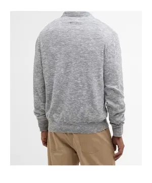Barbour Flaxby Crew Neck Sweater - Gray