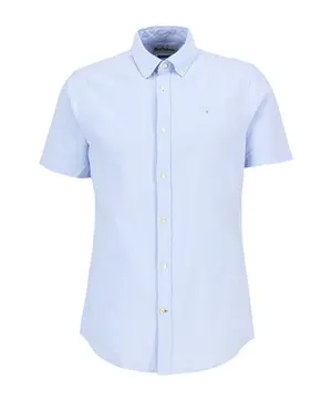 Barbour Logo Short-sleeved Shirt - Blue