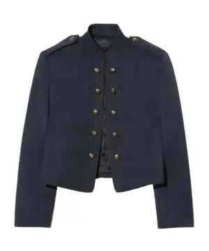 NILI LOTAN Betsy Button Shoulder Jacket