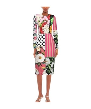 Dolce & Gabbana Fitted Patchwork Dress