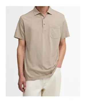 Barbour Short-sleeved Polo Shirt With Chest Pocket