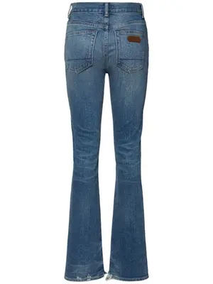 TOM FORD Japanese Stonewashed Denim Flared Jeans
