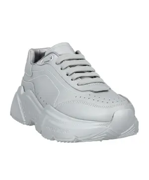 Dolce & Gabbana Solid Color Sneakers - Gray