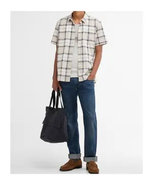 Barbour Plaid Short-sleeved Shirt