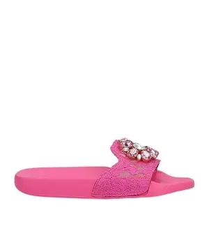 Dolce & Gabbana Solid Color Sandals - Pink