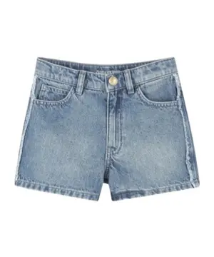 Zadig&Voltaire Logo Embroidered Denim Shorts - Blue