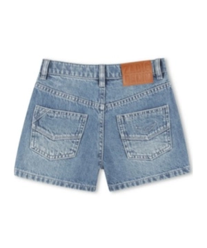 Zadig&Voltaire Logo Embroidered Denim Shorts