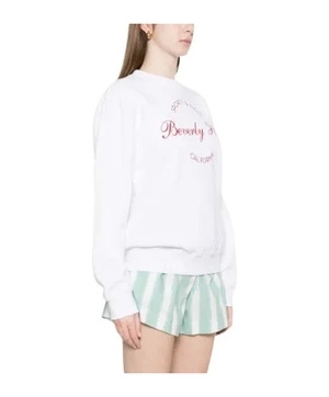SPORTY  RICH Sporty & Rich Beverly Hills Crewneck Sweatshirt